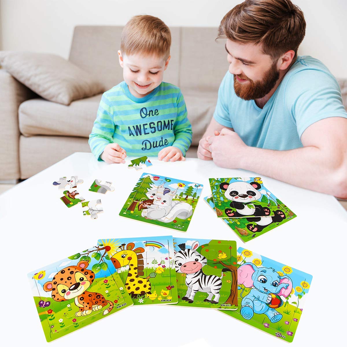 6 in 1 Animal Leaning Puzzles – Smart Kids Planet