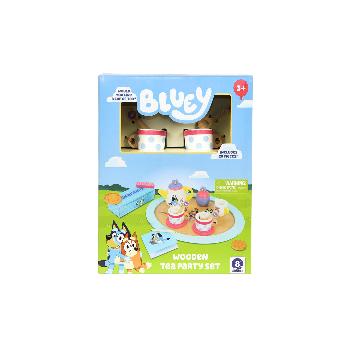 Bluey Wooden Tea Party Set – Smart Kids Planet