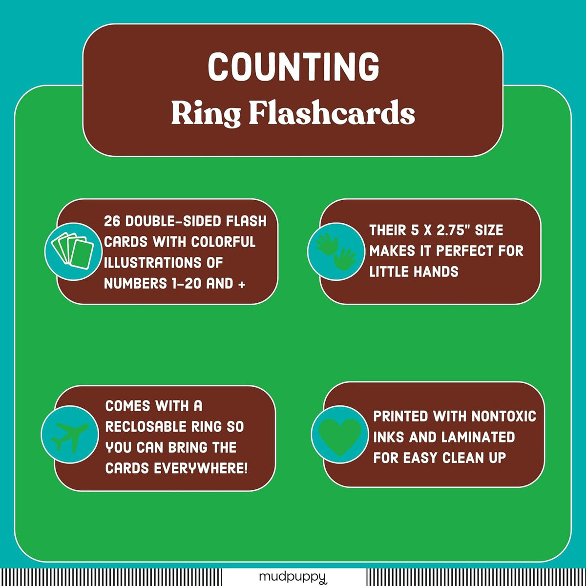 Preschool Basic Counting Keycards Great For Travelling – Smart Kids Planet