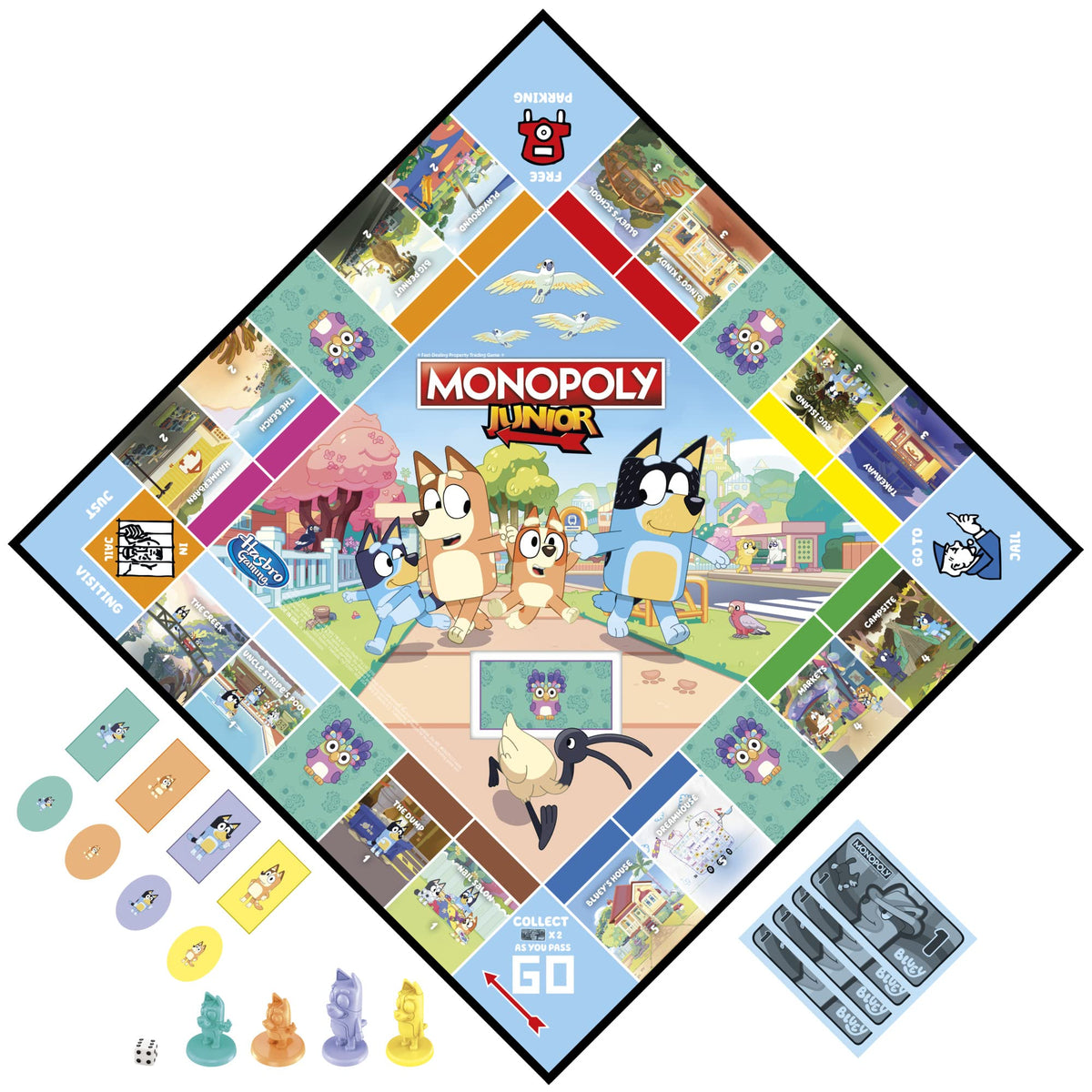 Bluey Monopoly Junior Board Game - Special Edition – Smart Kids Planet