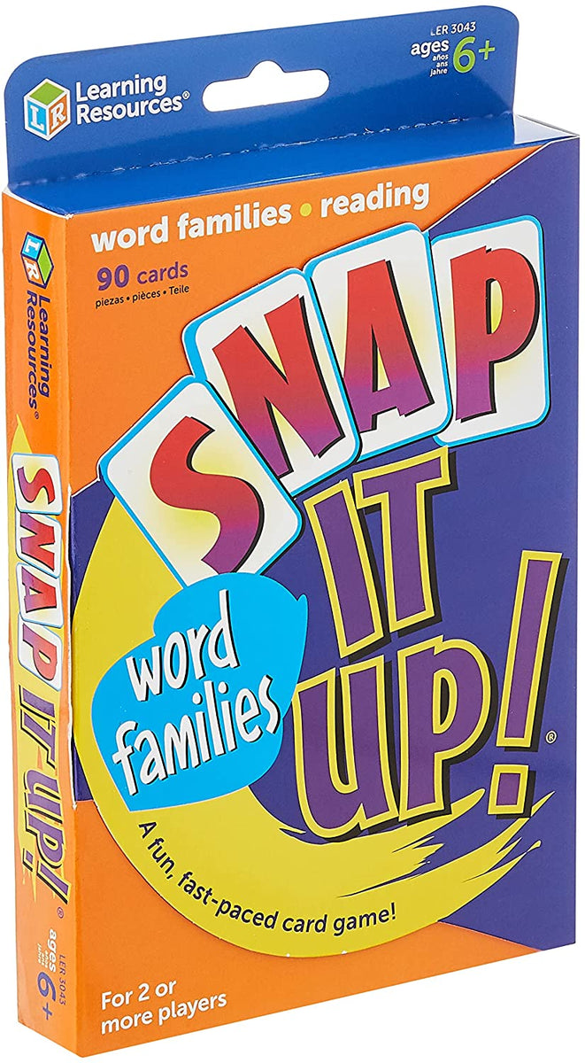 Wordy Snap Reading and Phonics Card Game – Smart Kids Planet